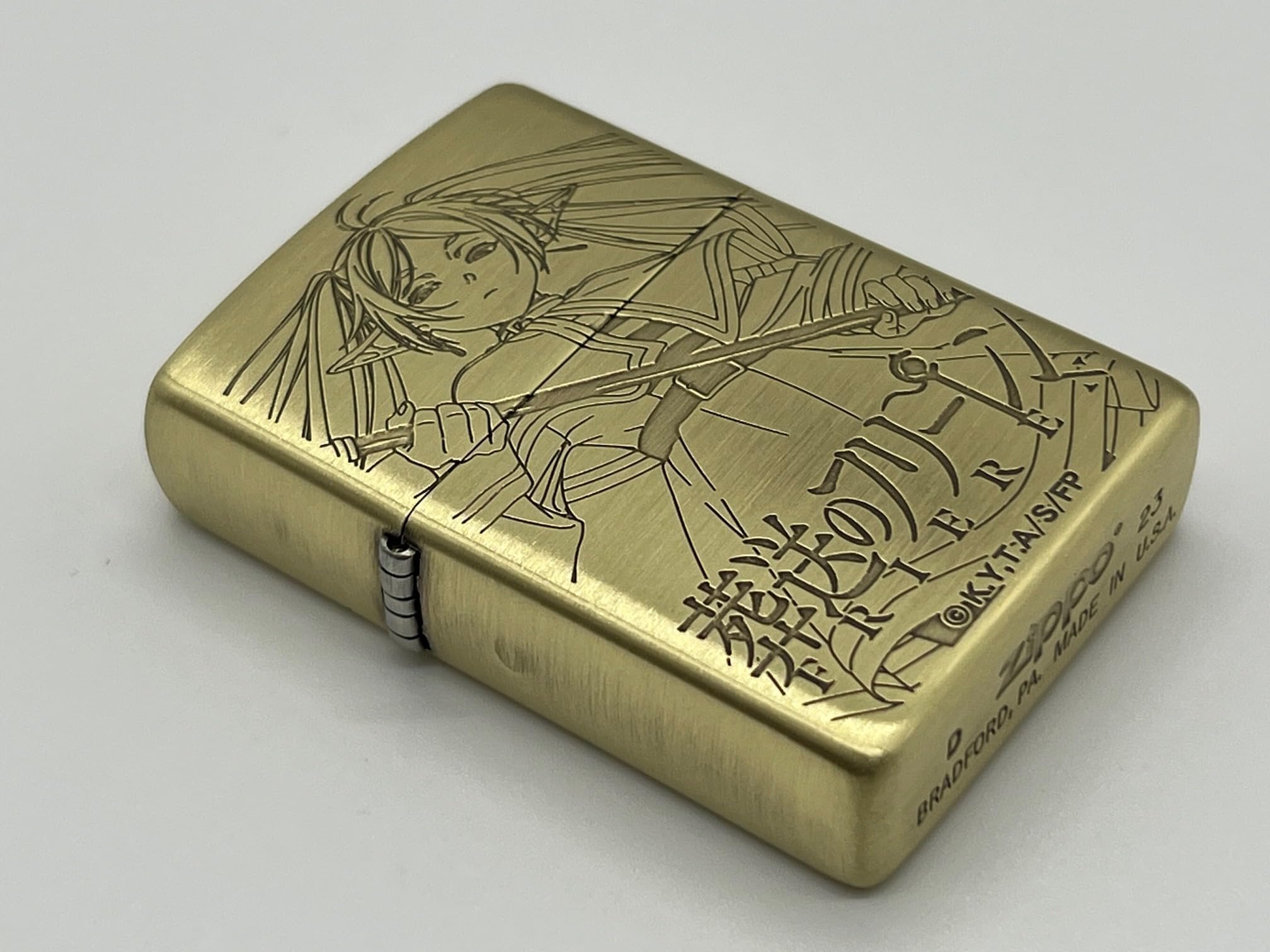 Amazon.co.jp: TVアニメ「葬送のフリーレン」Zippo(ゴールド) : ファッション