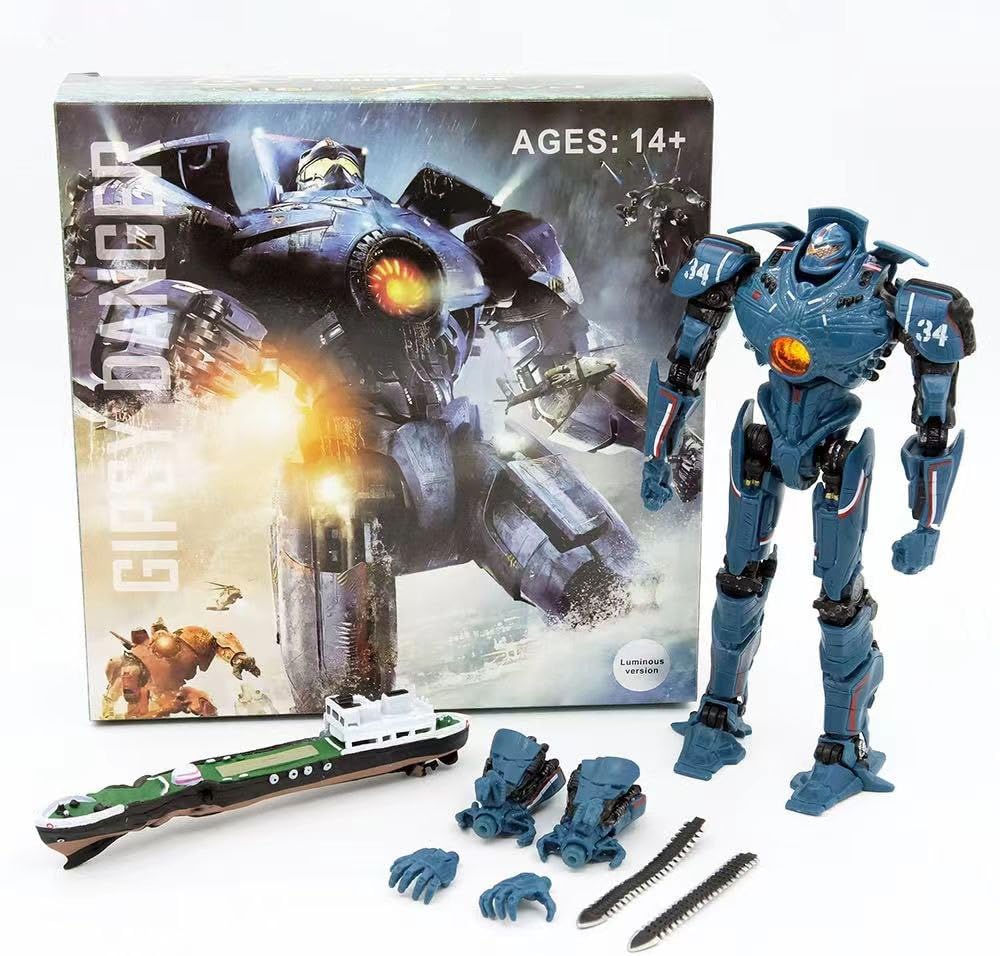 Amazon.com: Pipigirl Pacific Rim Mech Action Figure Kits, Boxed Unique ...