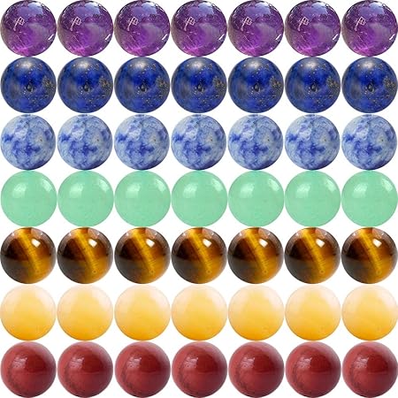 Amazon.com: 800pcs 6mm Natural Round Stone Beads Genuine Real Gemstone ...