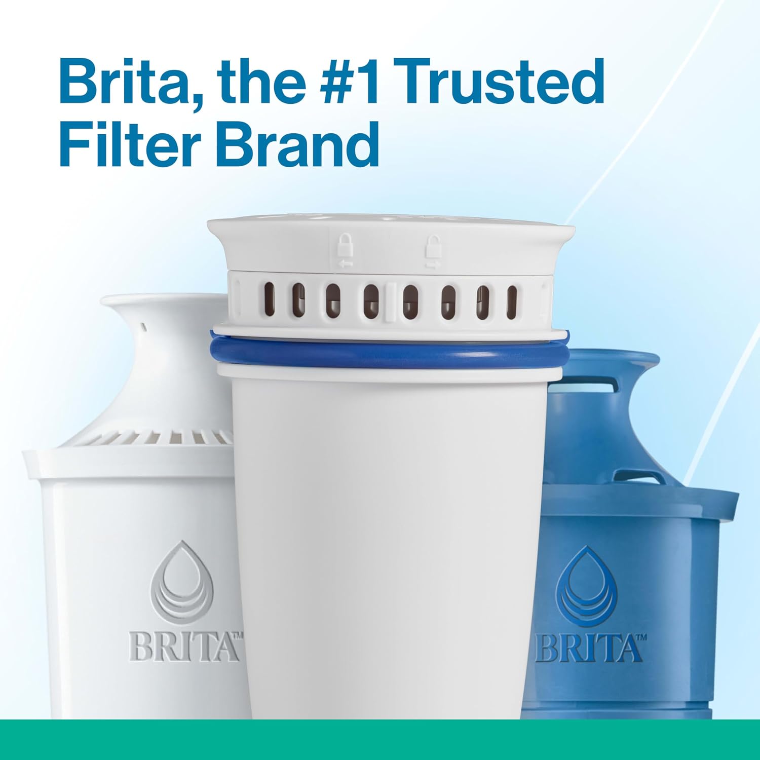 Brita Recambios de filtro de sistema de filtración de agua recargable ...