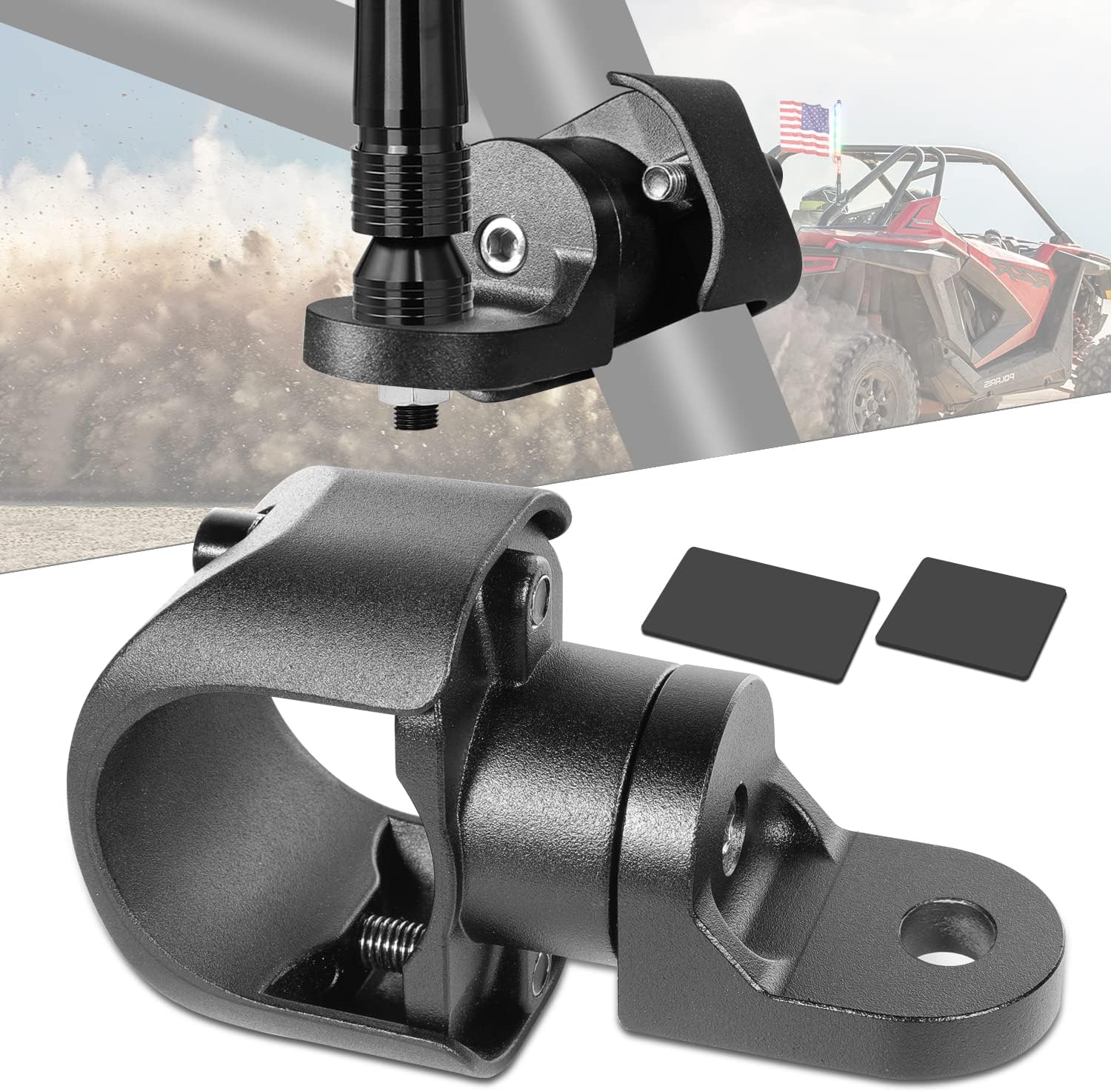 Amazon.com: Nirider Whip Light Bracket 1.5 to 2 Inch Roll Cage LED ...