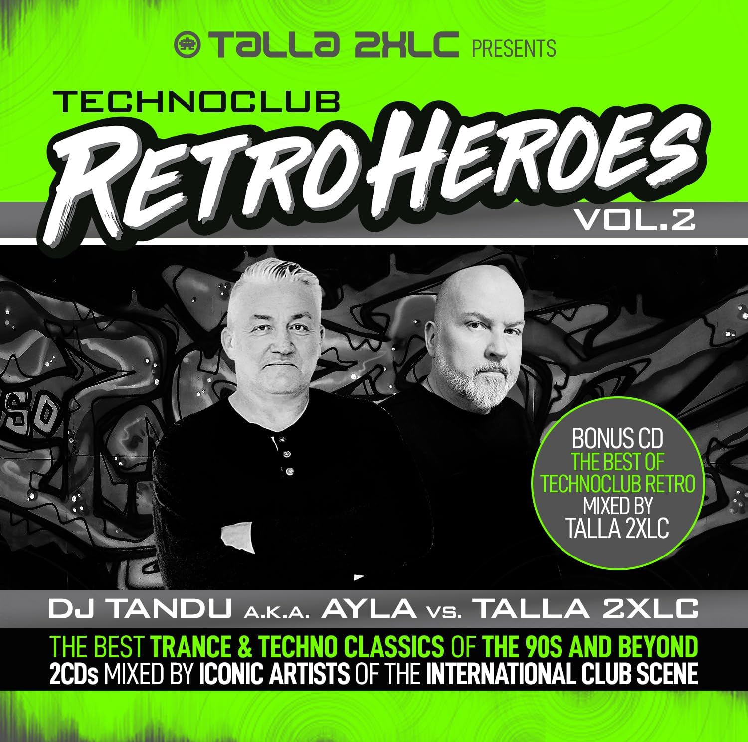 Talla 2XLC presents Techno Club Retroheroes Vol. 2: Amazon.co.uk: CDs & Vinyl
