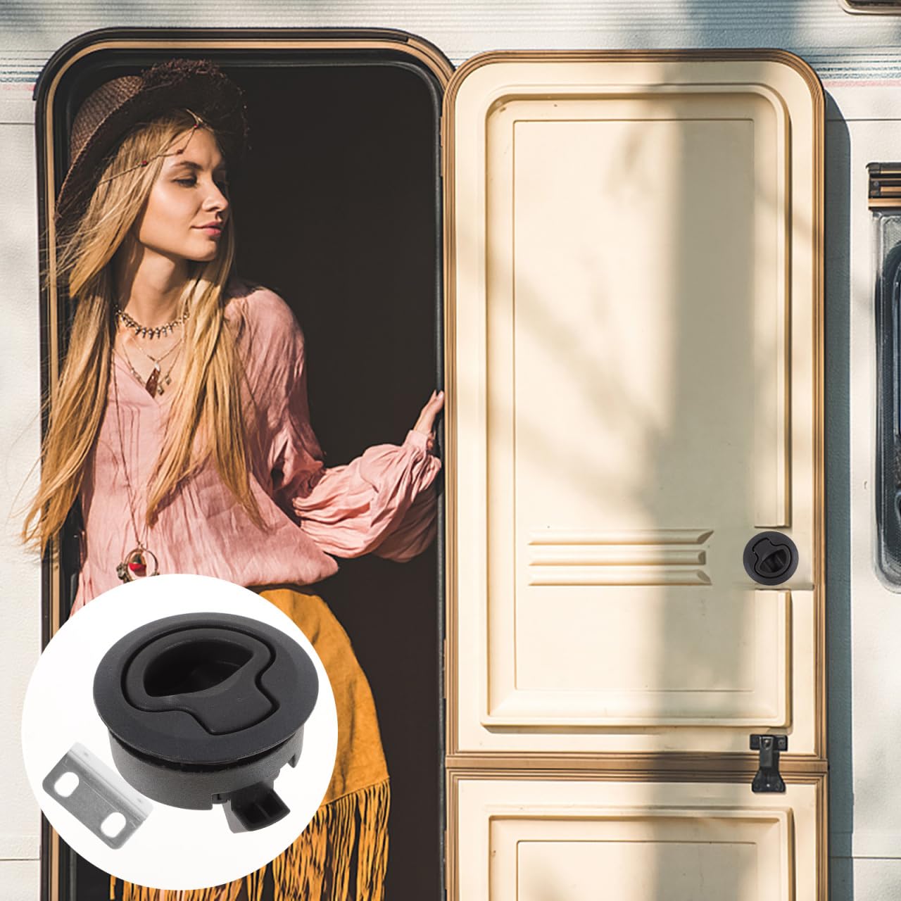 Snapklik.com : Flush Pull Slam Latch Locker Cabinet Marine Hatch ...