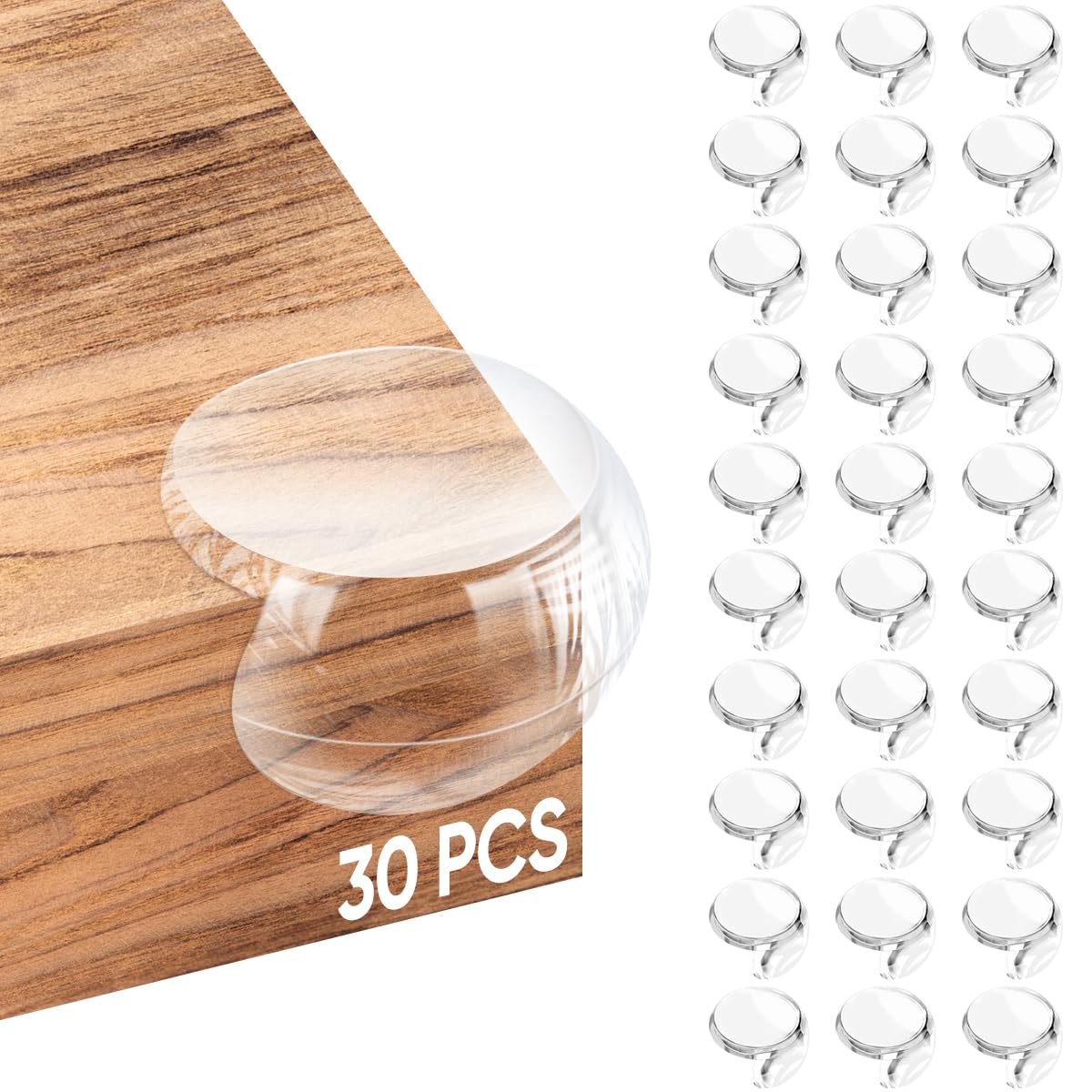 Amazon.com : 30 Pack Baby Corner Protector Guards, Walquan Clear ...