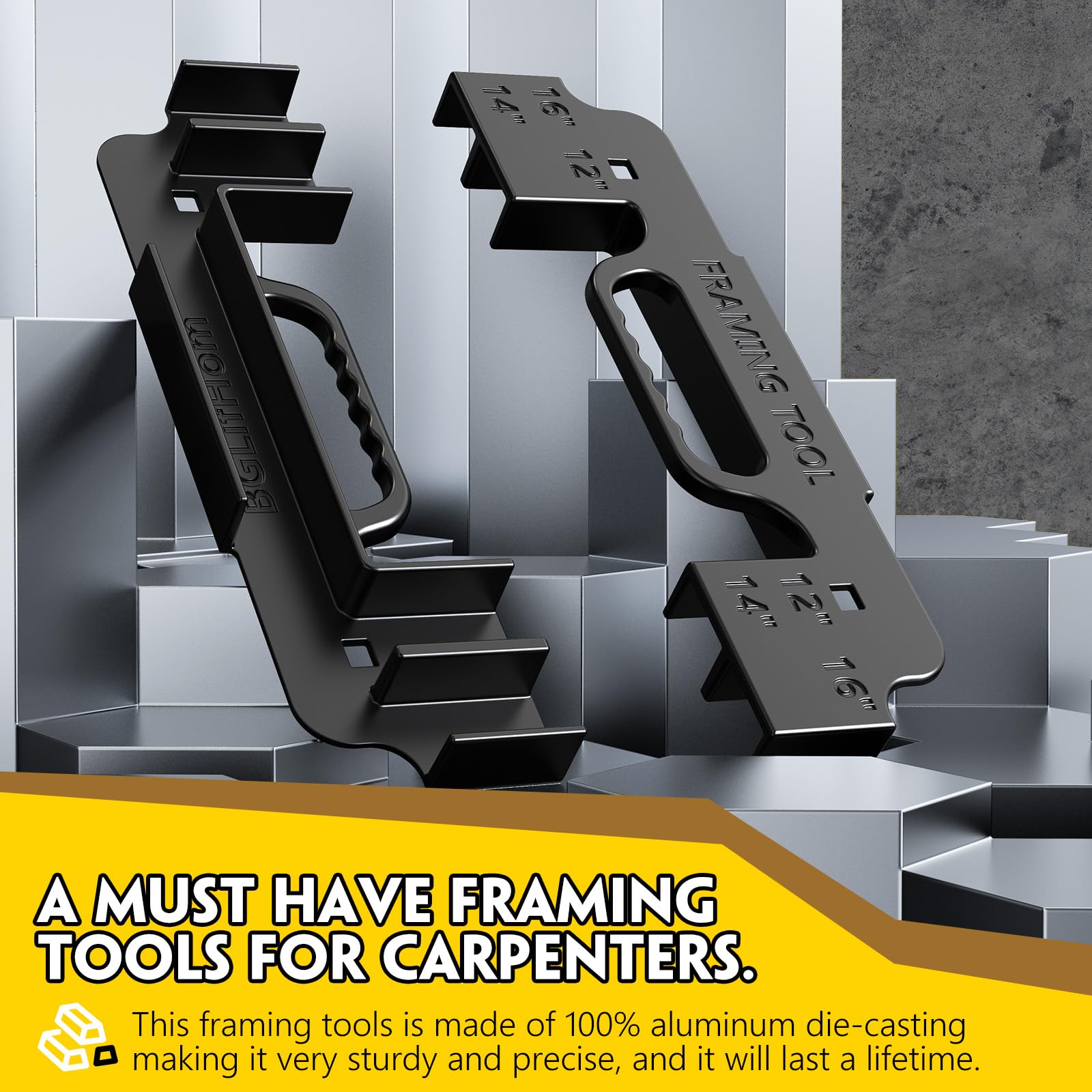 Snapklik.com : 3 In 1 Metal Framing Tools,Stud Master 16 Framing Spacing Tool,Aluminum Stud ...