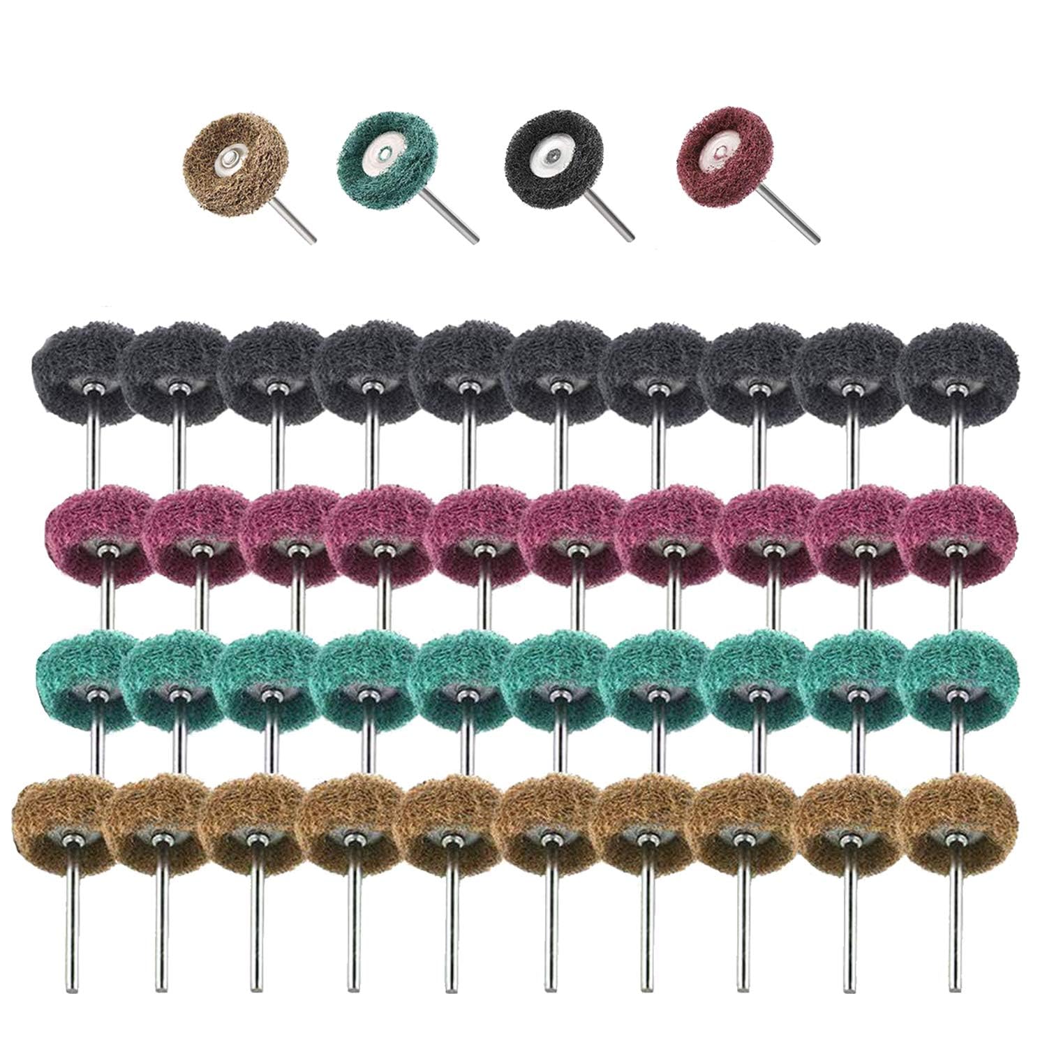 Buffing Wheel For Drill 80PCS Metal Polishing Buffing Wheel Burr Kit ...