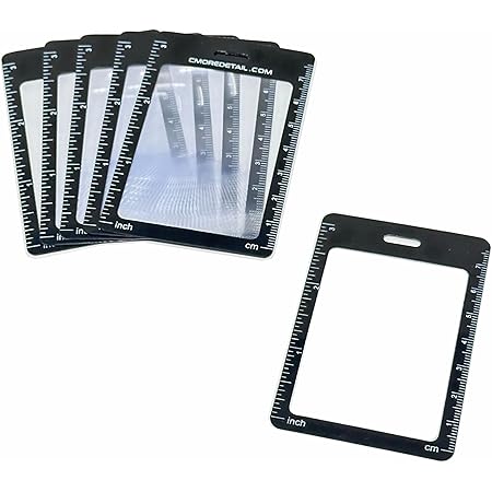 Amazon.com: 60 Pieces Credit Card Sized Magnifying Lenses ORNOOU Pocket ...