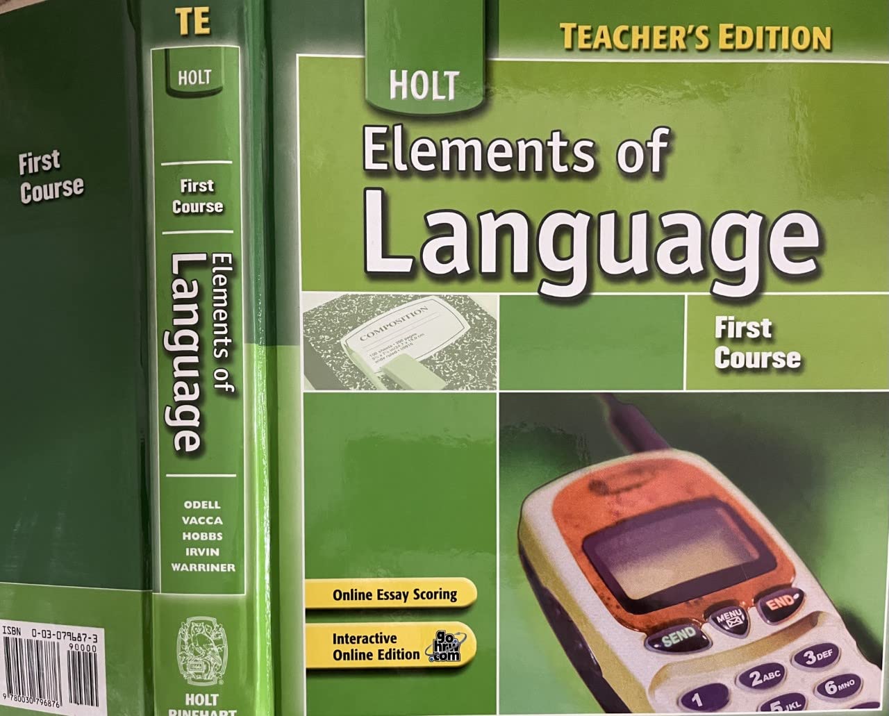 Holt Elements of Language: First Course, Teacher's Edition: Lee Odell ...