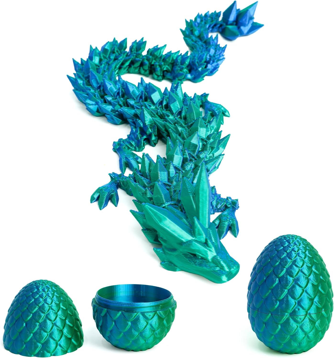Amazon.com: Flavery 3D Dragon Egg with Flexible Pearly Sheen Dragon ...