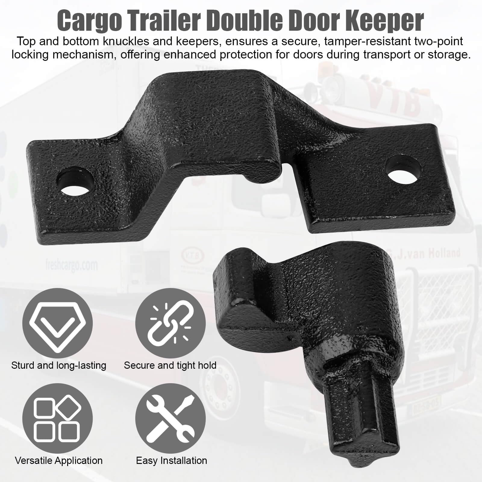 Snapklik.com : AFZZ Dump Trailer Cam Lock Door Assembly Set ...