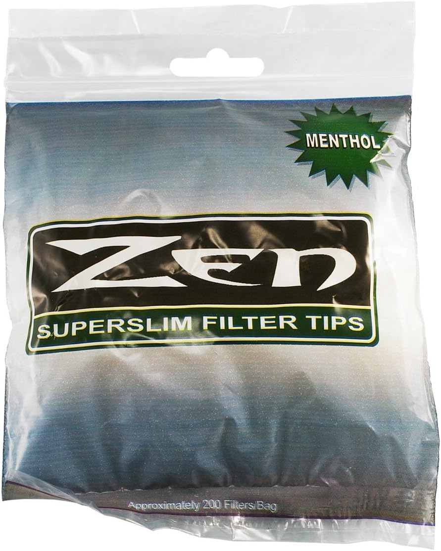 Amazon.com: 200pc Zen Premium Menthol Super Slim Filter : Health ...