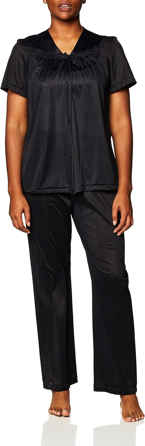 Exquisite Form Women's Coloratura Sleepwear Short Sleeve Pajama Set ...