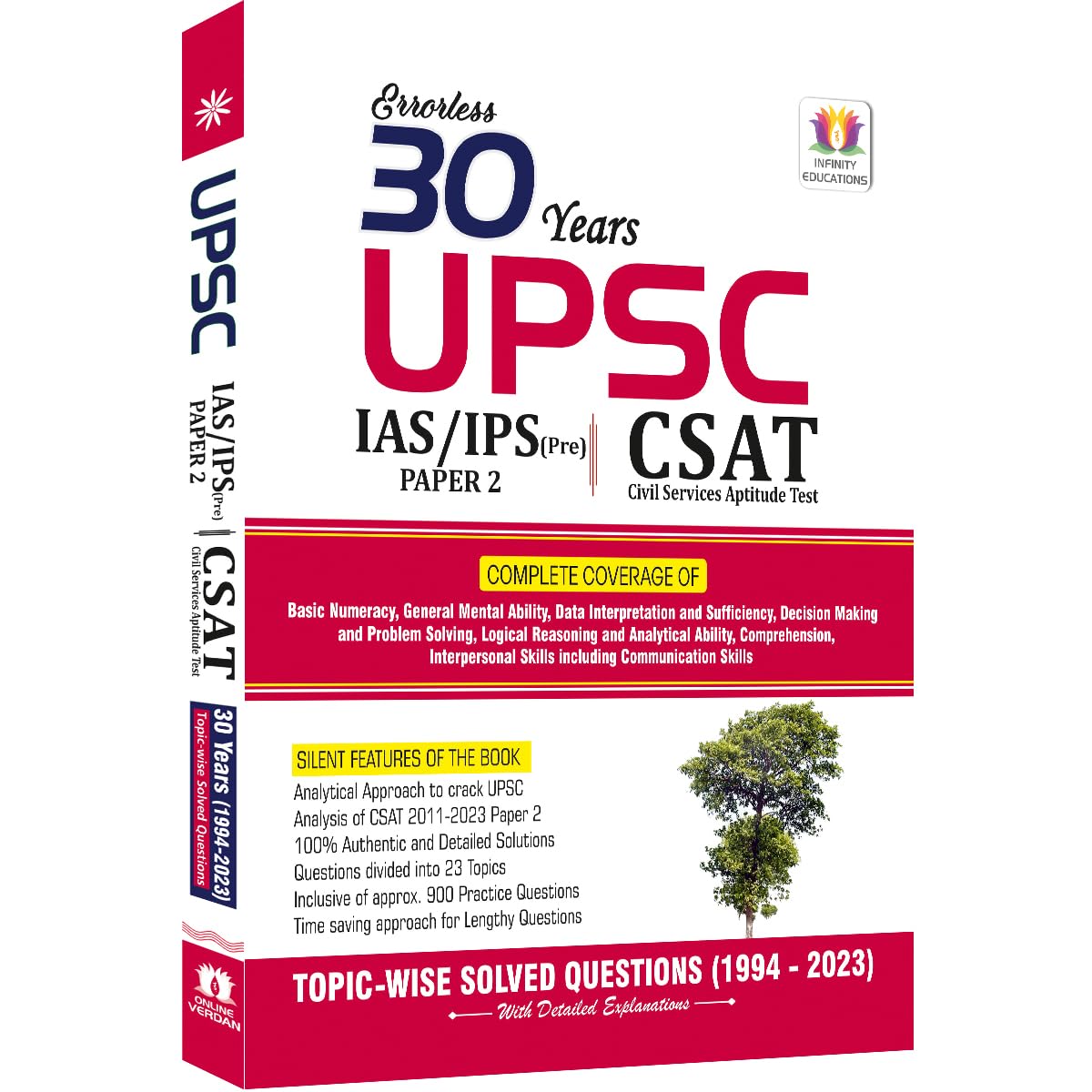 Buy 30 Years UPSC IAS/ IPS Prelims (CSAT) Topic-wise Solved Papers 2 (1994 - 2023 ) and Practice ...