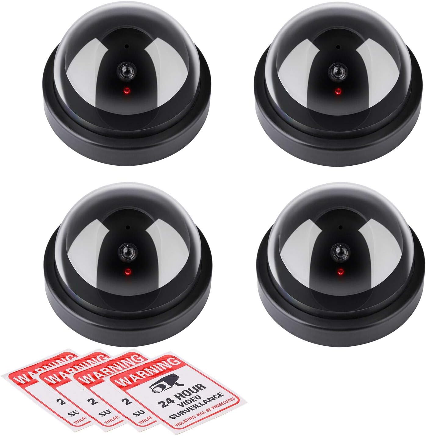 FITNATE Fake Camera, Dummy Camera with LED Red Flashing Light with 4 ...