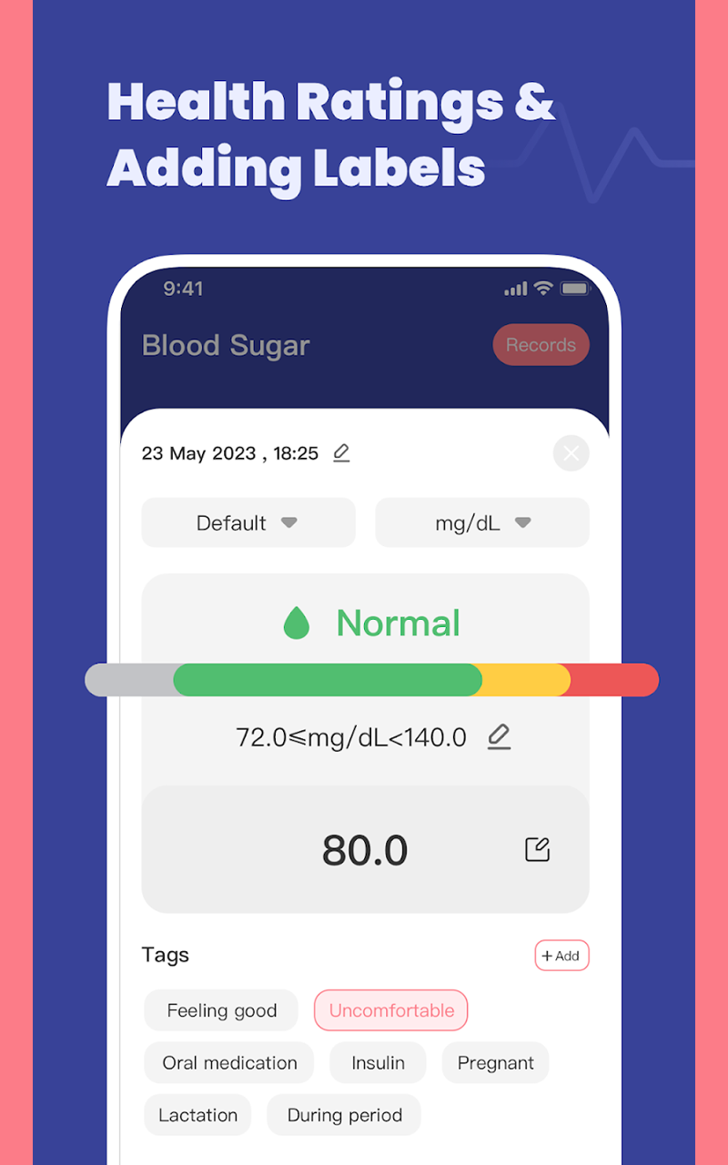 Blood Sugar Diabetes Tracker - Pressure Tracking - My Diary Logs - Log ...