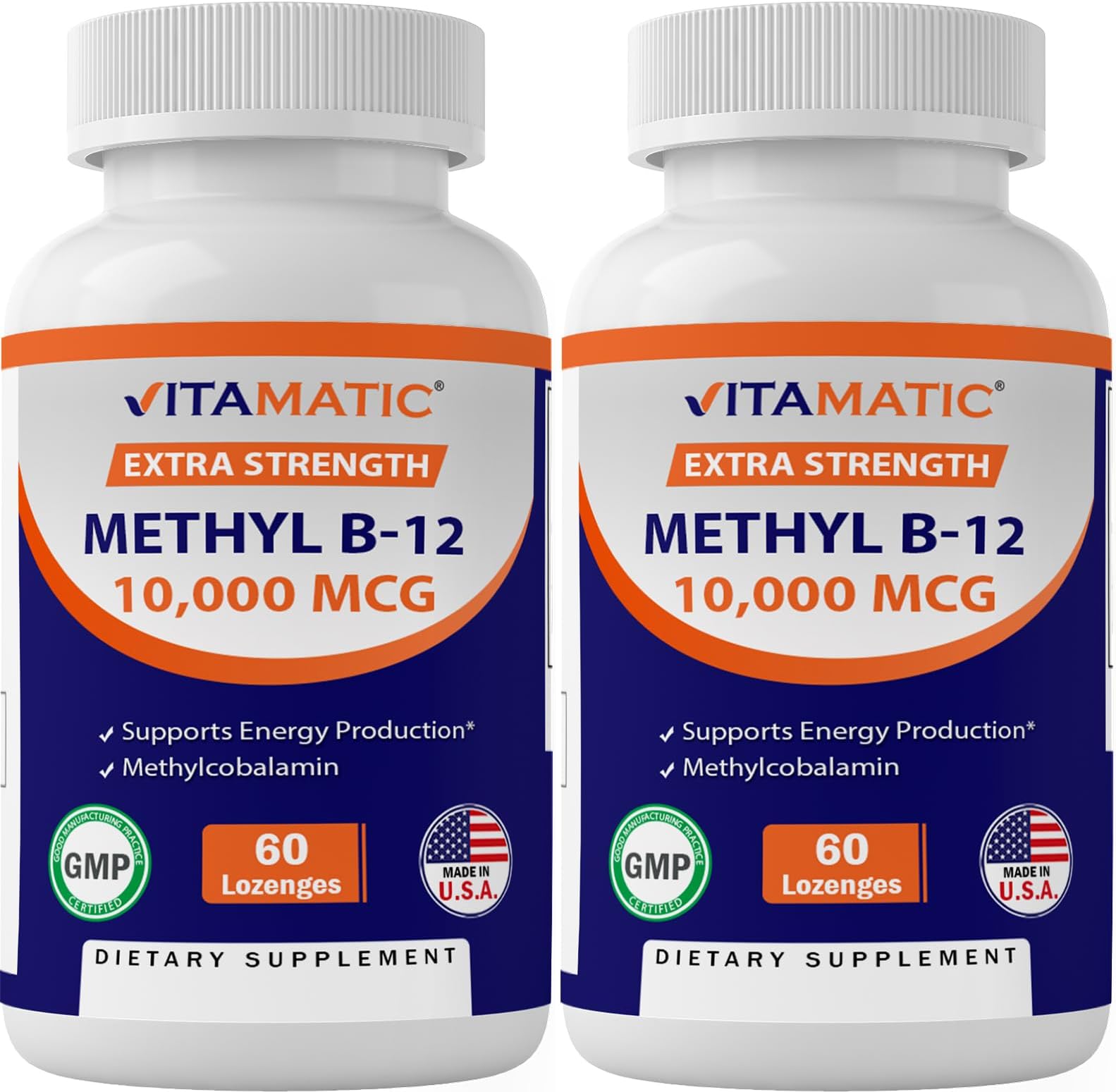 Amazon.com: Vitacost Vitamin B-12 Methylcobalamin - 5000 mcg - 100 ...