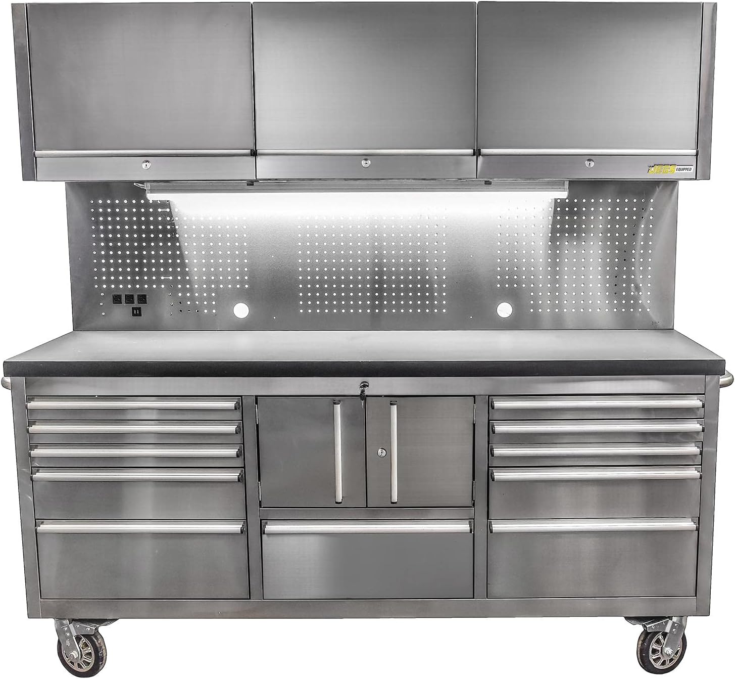 Amazon.com: 72-Inch Stainless Steel Rolling Tool Chest with 15 Drawers ...