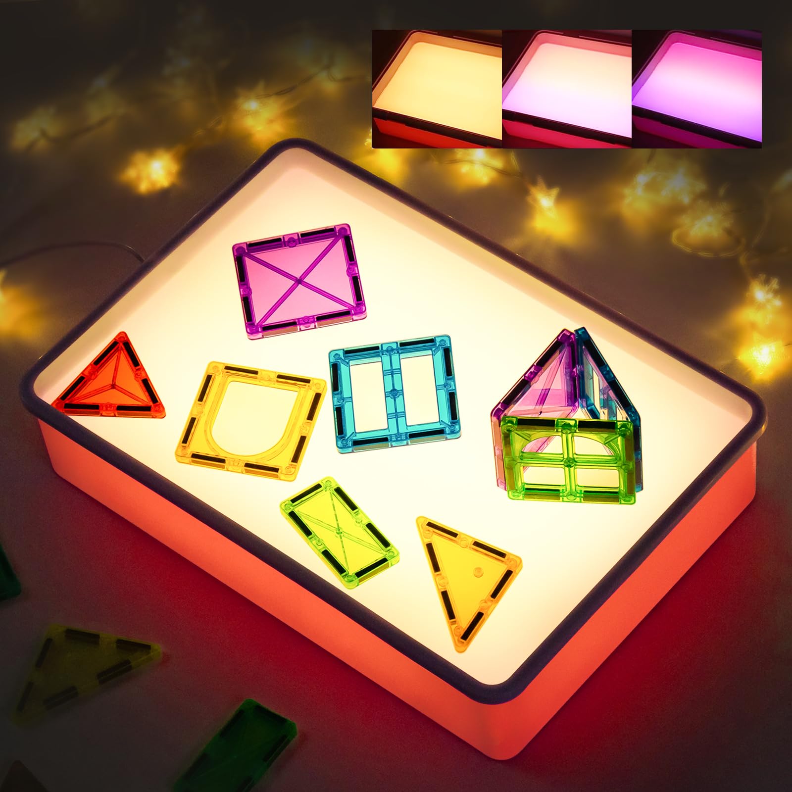 Amazon.com: PreTrans Sand Painting Light Box – Kids’ Light Table for ...