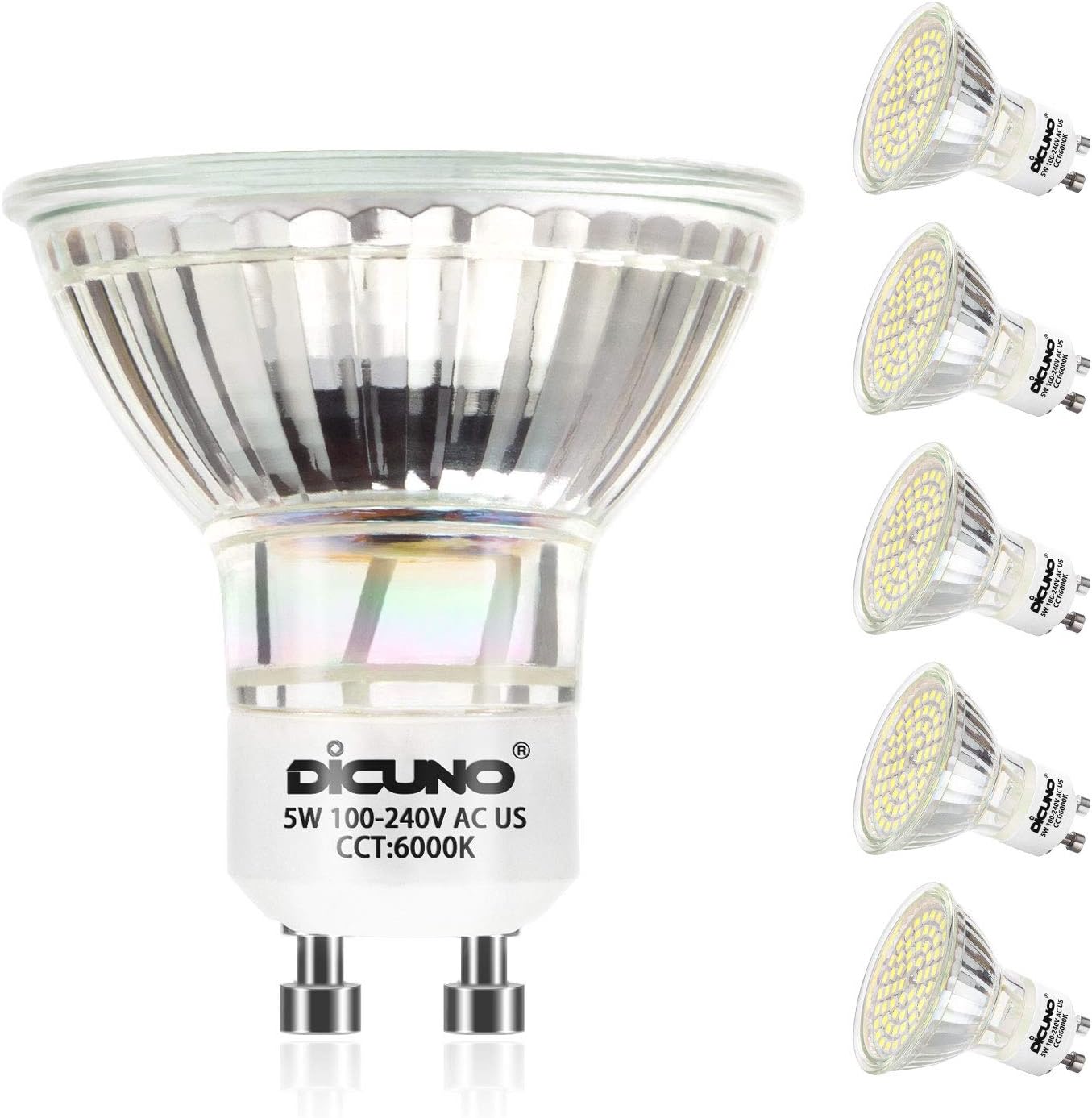 Amazon.com: Likanic PAR16 LED Bulbs,7W(50W Eqv.) 500lm E26 Medium Base ...