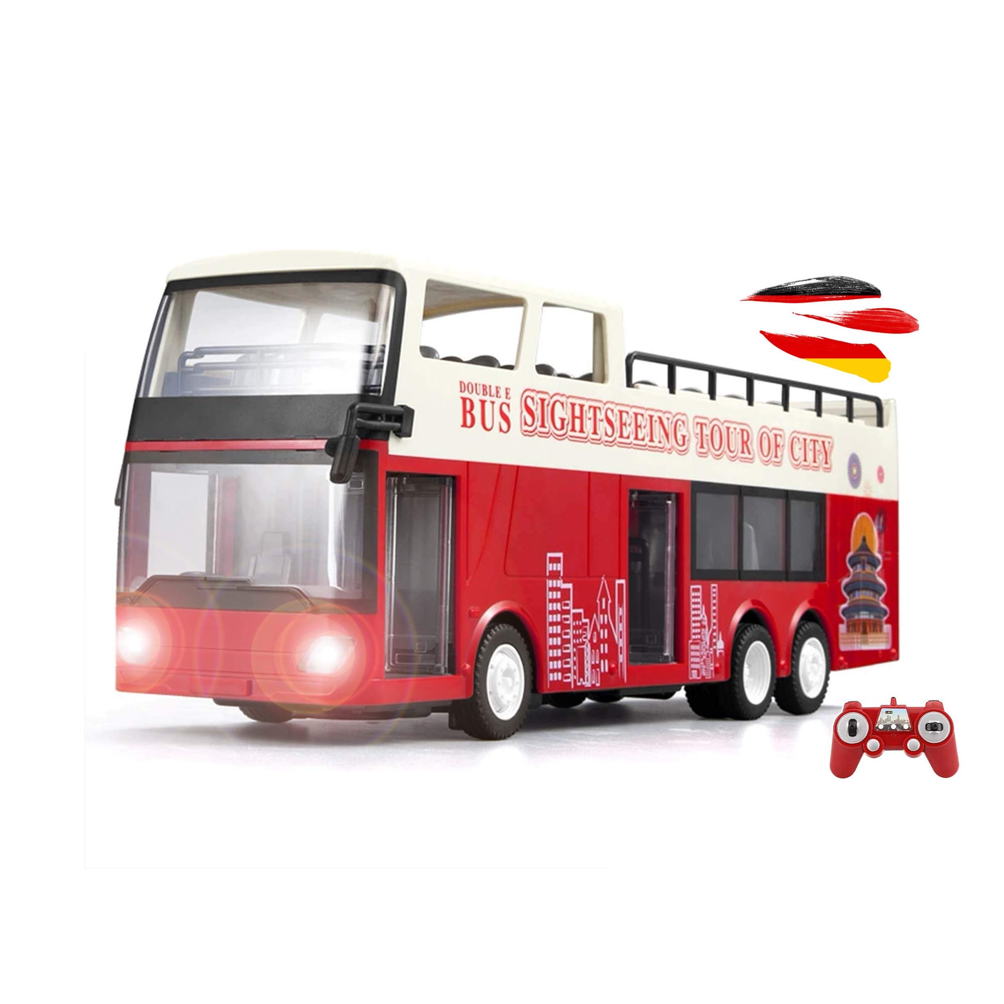 Buy RC Remote Controlled Double Decker Tourist Bus with Lighting ...