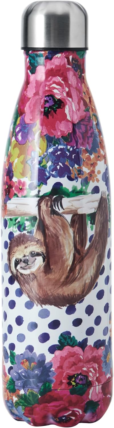 Mikasa Wild at Heart 500ml Water Bottle, Sloth, Sleeved : Amazon.co.uk ...