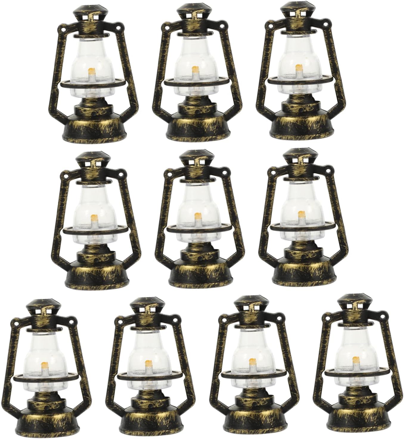 Amazon.com: CORHAD 10Pcs Mini Kerosene lamp Lanterns for Wedding ...