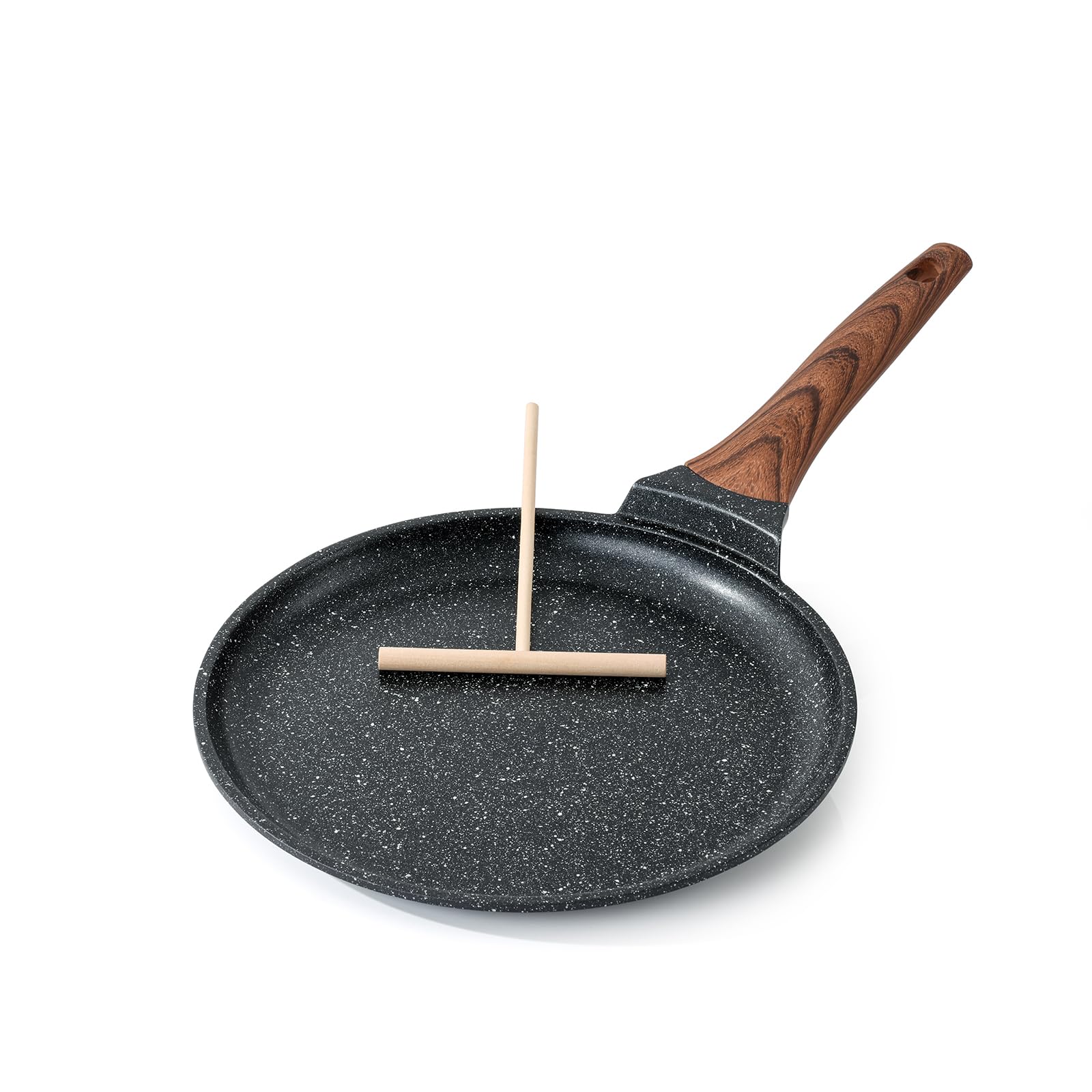 Snapklik.com : Kordisen Crepe Pan Nonstick, 10 Inch Dosa Pan