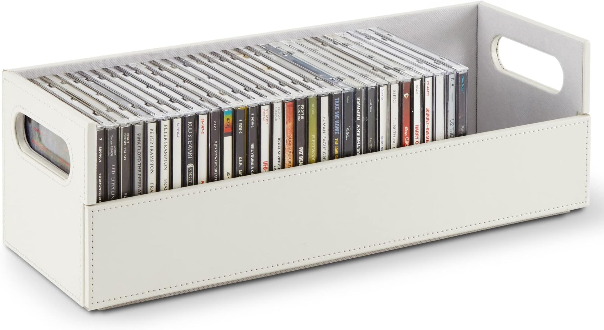 Stock Your Home CD Storage Box, Organizer Shelf for Movie Cases, DVDs ...