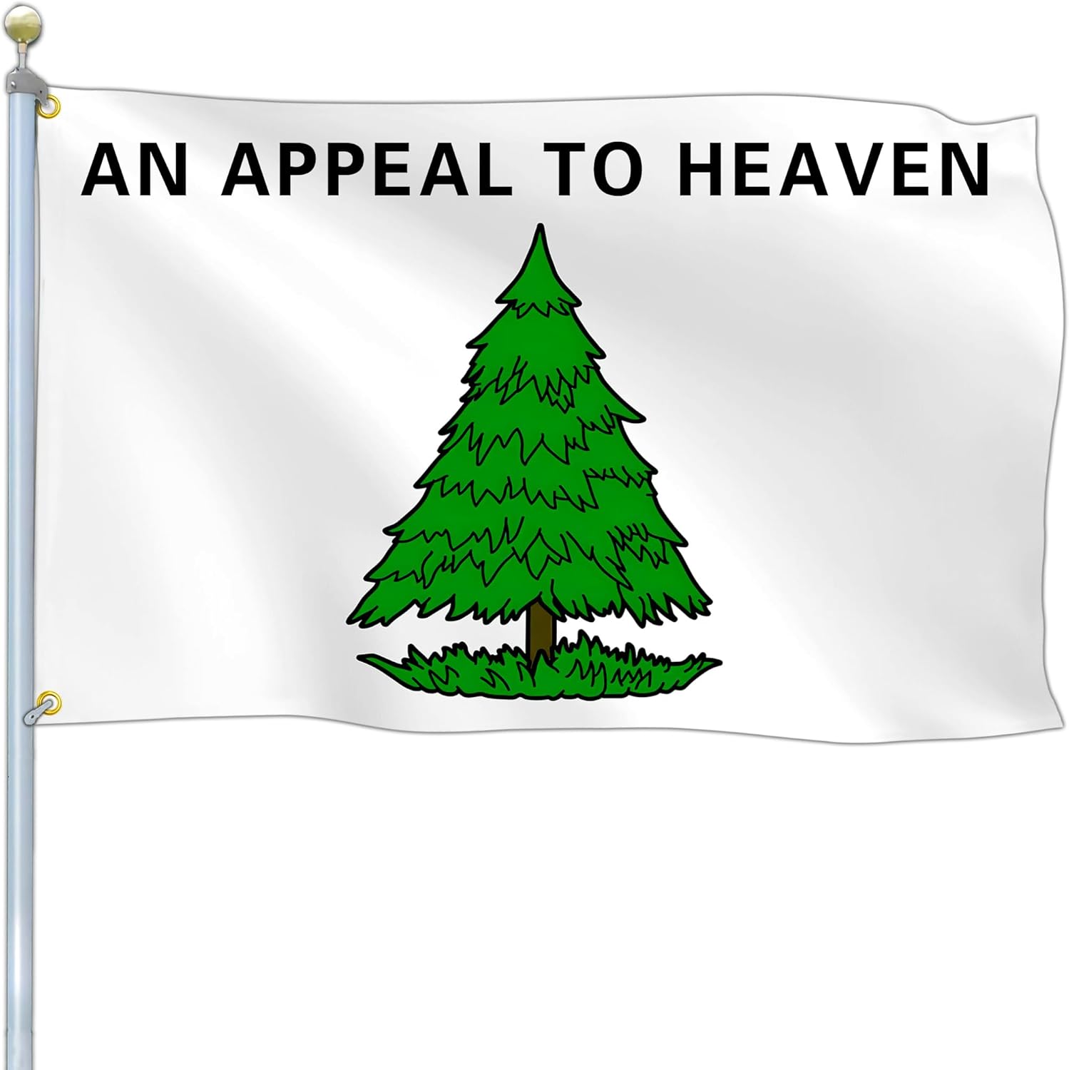 Amazon.com: NASIAN An Appeal to Heaven Flag Pine Tree Flag 3x5 Outdoor ...