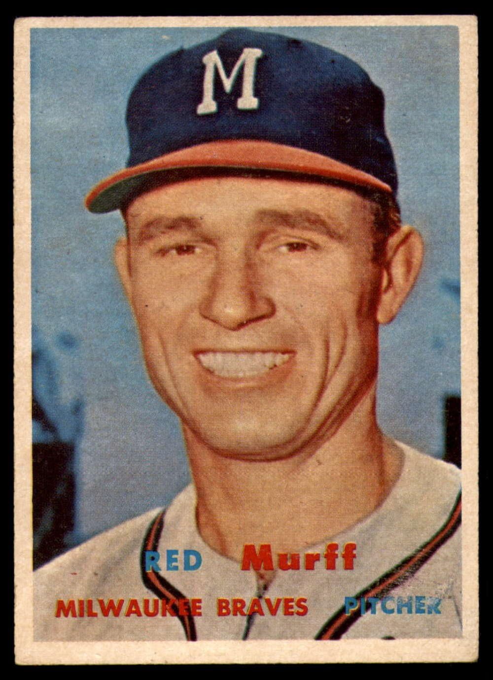 Amazon.com: 1957 Topps 321 Red Murff EX++ : Collectibles & Fine Art