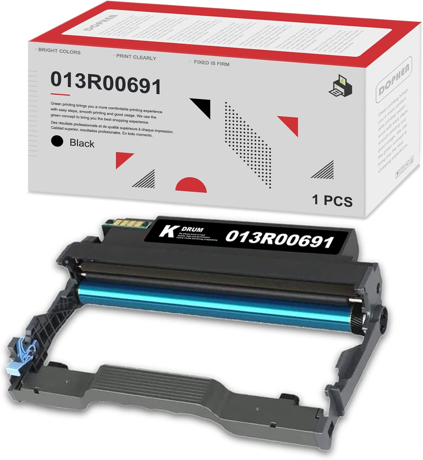 Amazon.com: 1 Pack Black 013R00691 Drum Unit - DOPHEN B230/B225/B235 ...