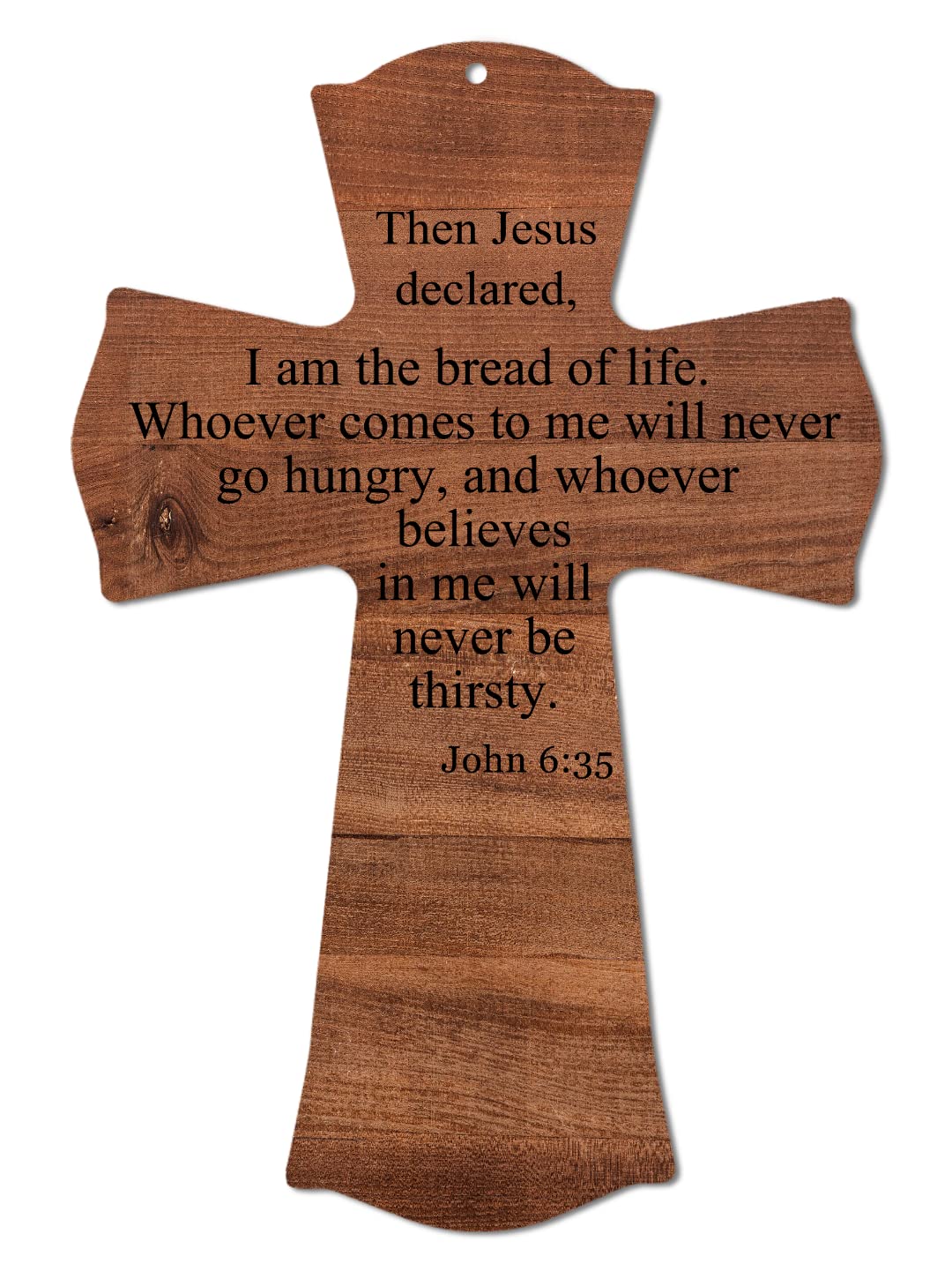 Snapklik.com : Wood Wall Art Cross Plaque Christians Biblical Verse ...