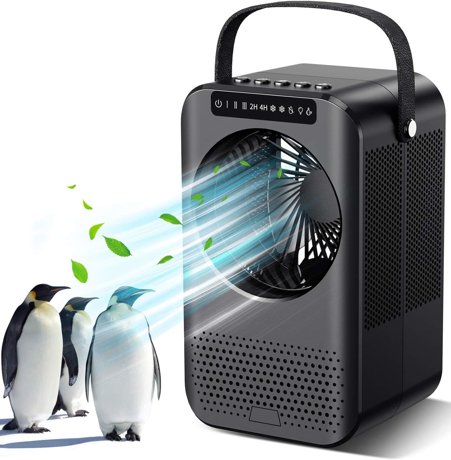 Amazon.com: Mini Air Cooler Fan, 4 in 1 Portable Air Conditioner ...