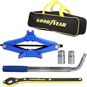 Amazon.com: Goodyear Jack Kit - Heavy-Duty, Compact & Reliable ...