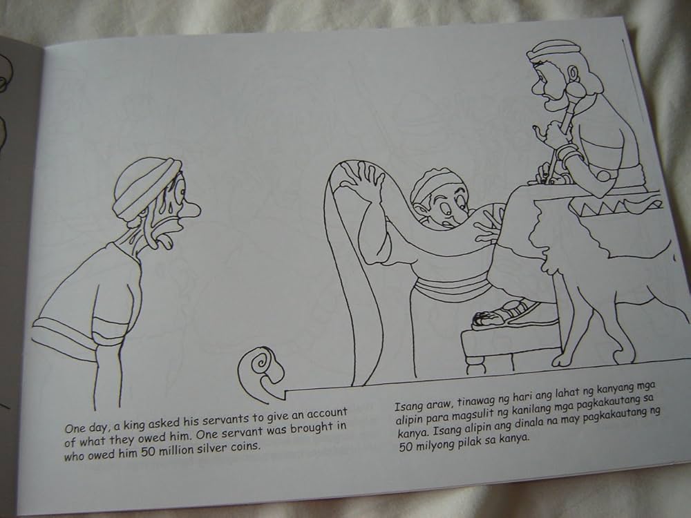 bible coloring pages the unforgiving servant