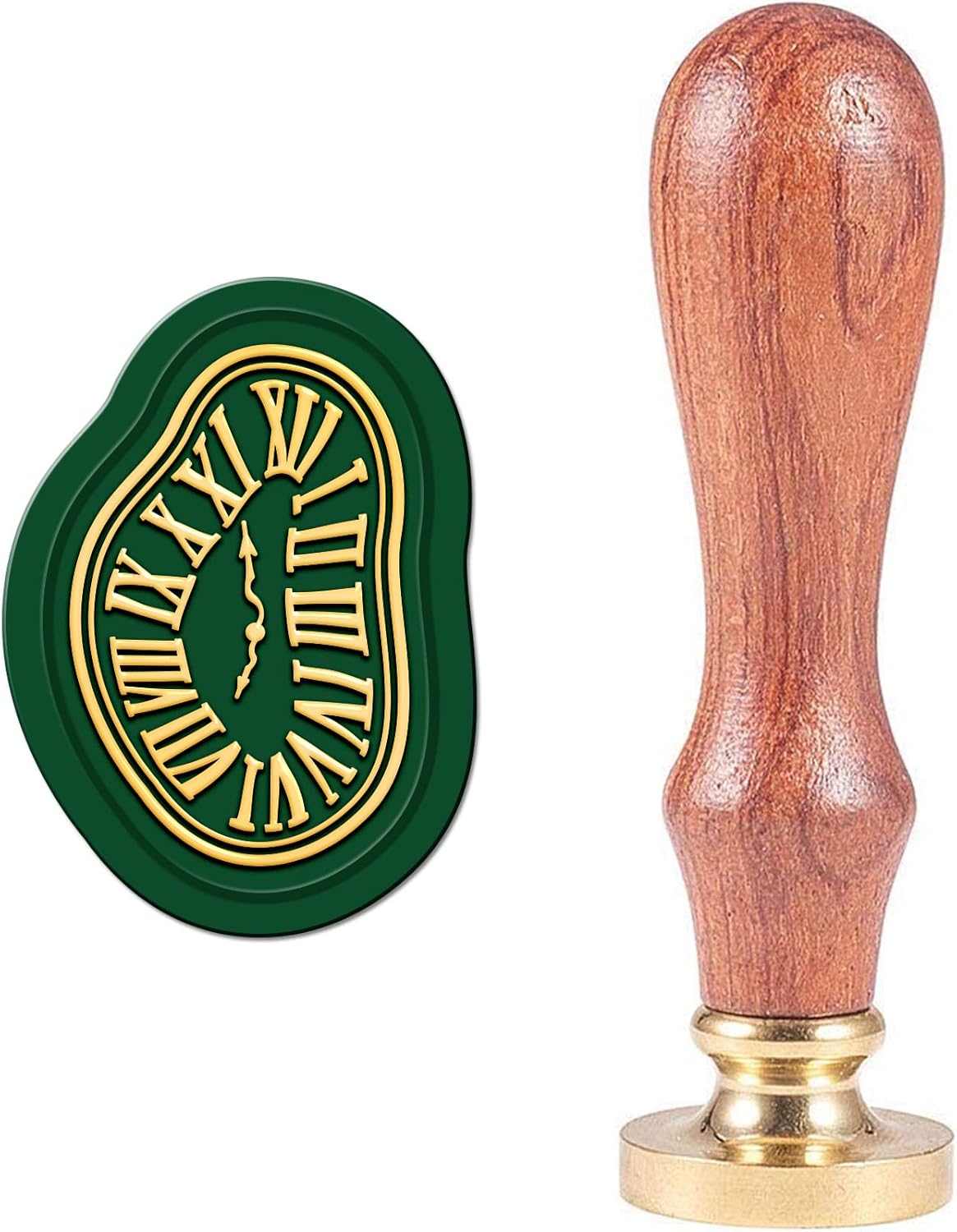 Amazon.com: CRASPIRE Clock Wax Seal Stamp Time Sealing Wax Stamps Retro ...