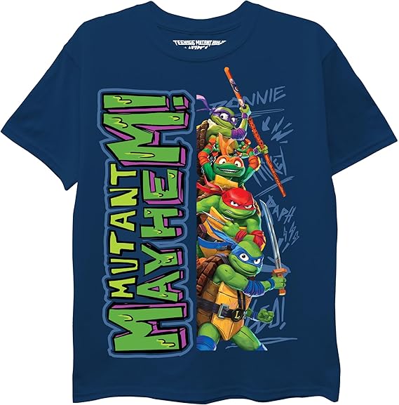 Amazon.com: Teenage Mutant Ninja Turtles Boys' Big TMNT Mutant Mayhem ...