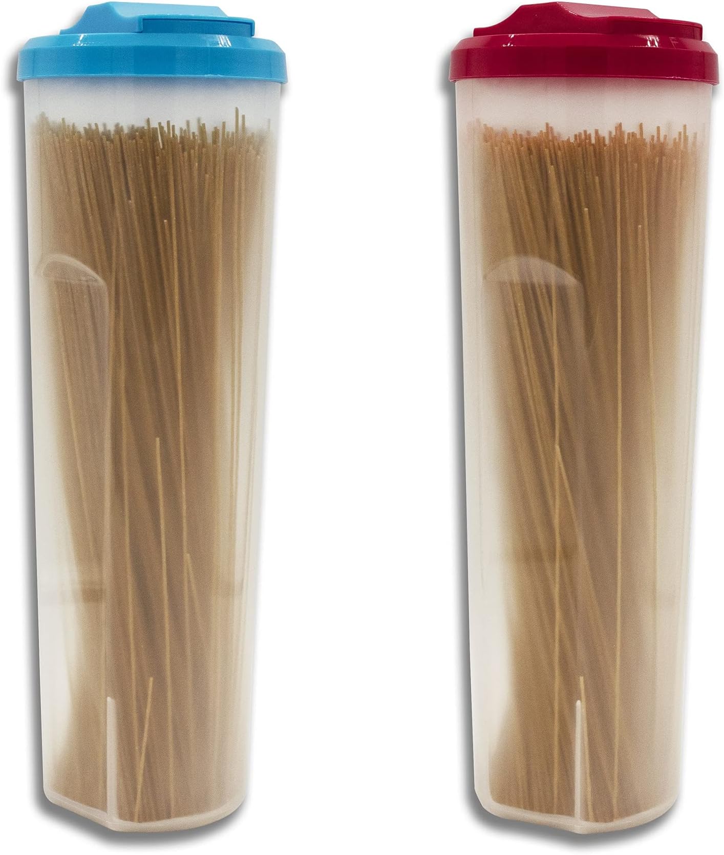 Amazon.com: COMZPLIFE 2pc Plastic Spaghetti Food Storage with Measure ...