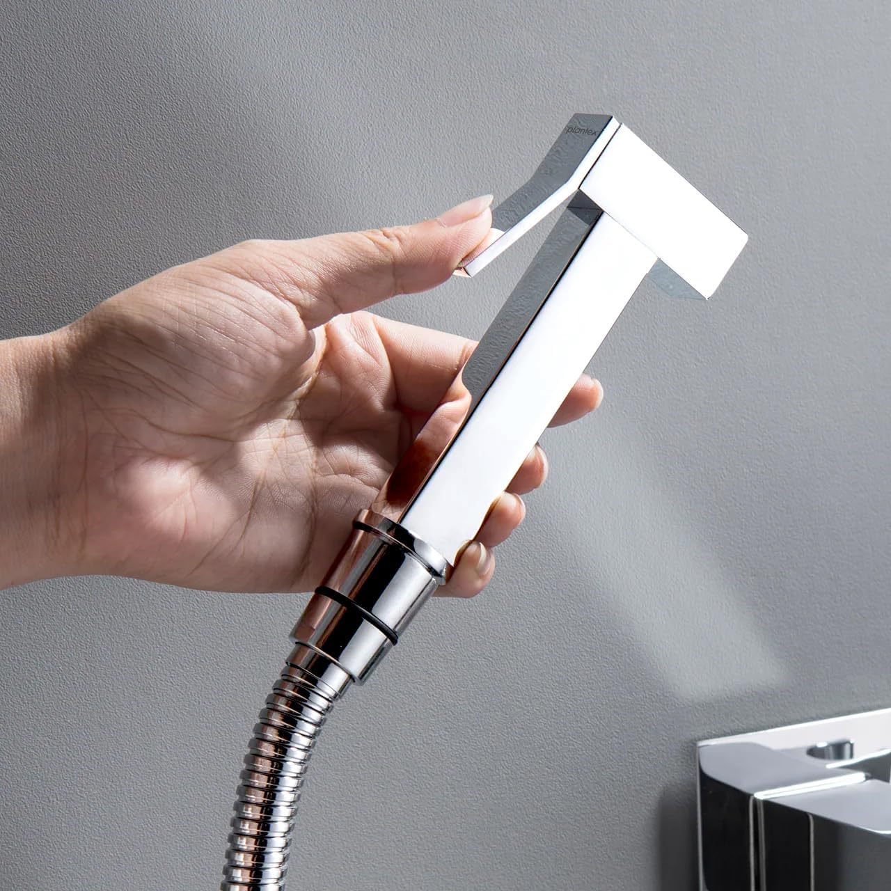 Jaquar Brass Health Faucet, Silver, Chrome Finish (ALD-CHR-573 ...