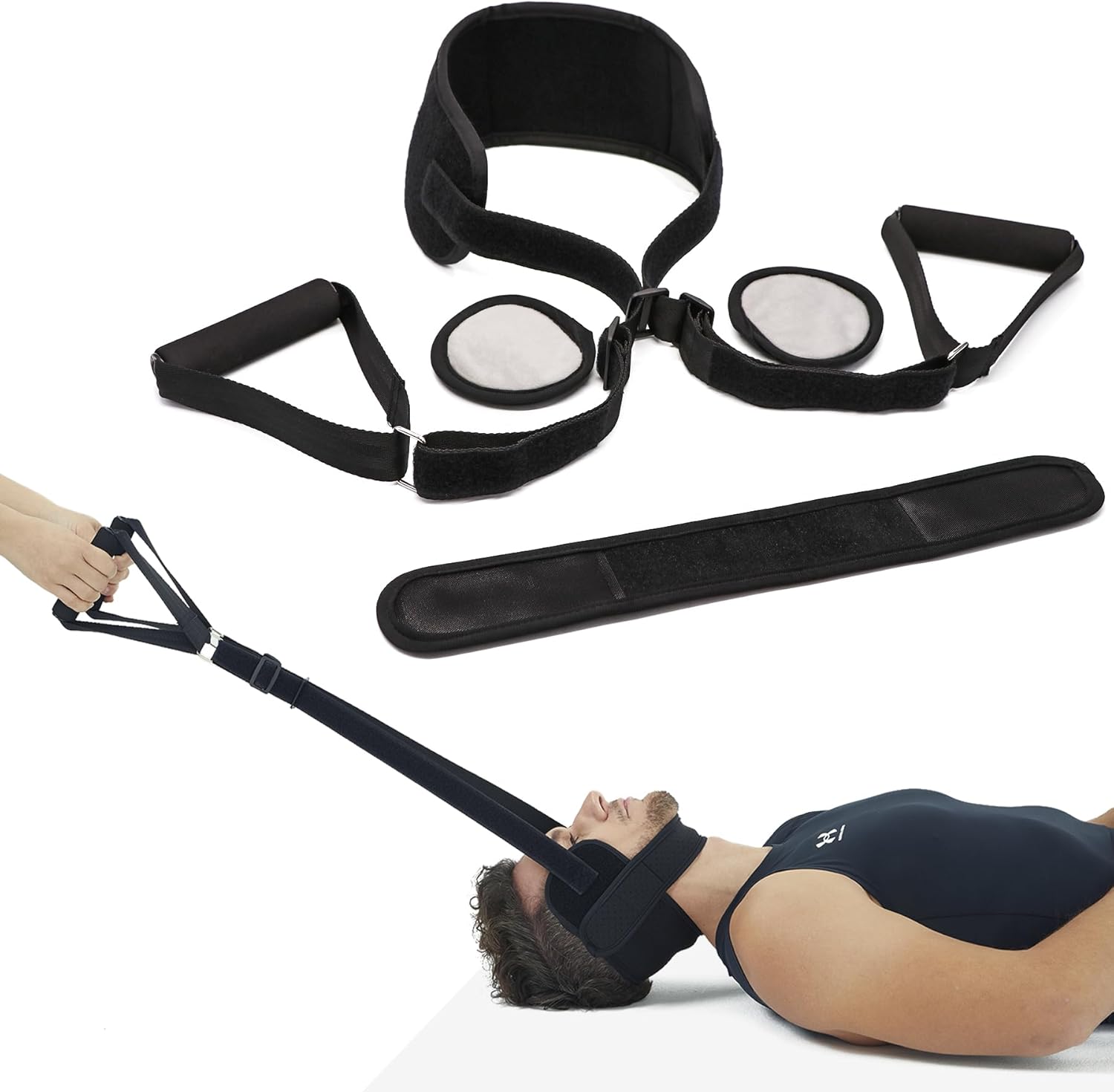 Amazon.com: Neck Strap Chiropractor Pull Device, Neck Stretcher ...