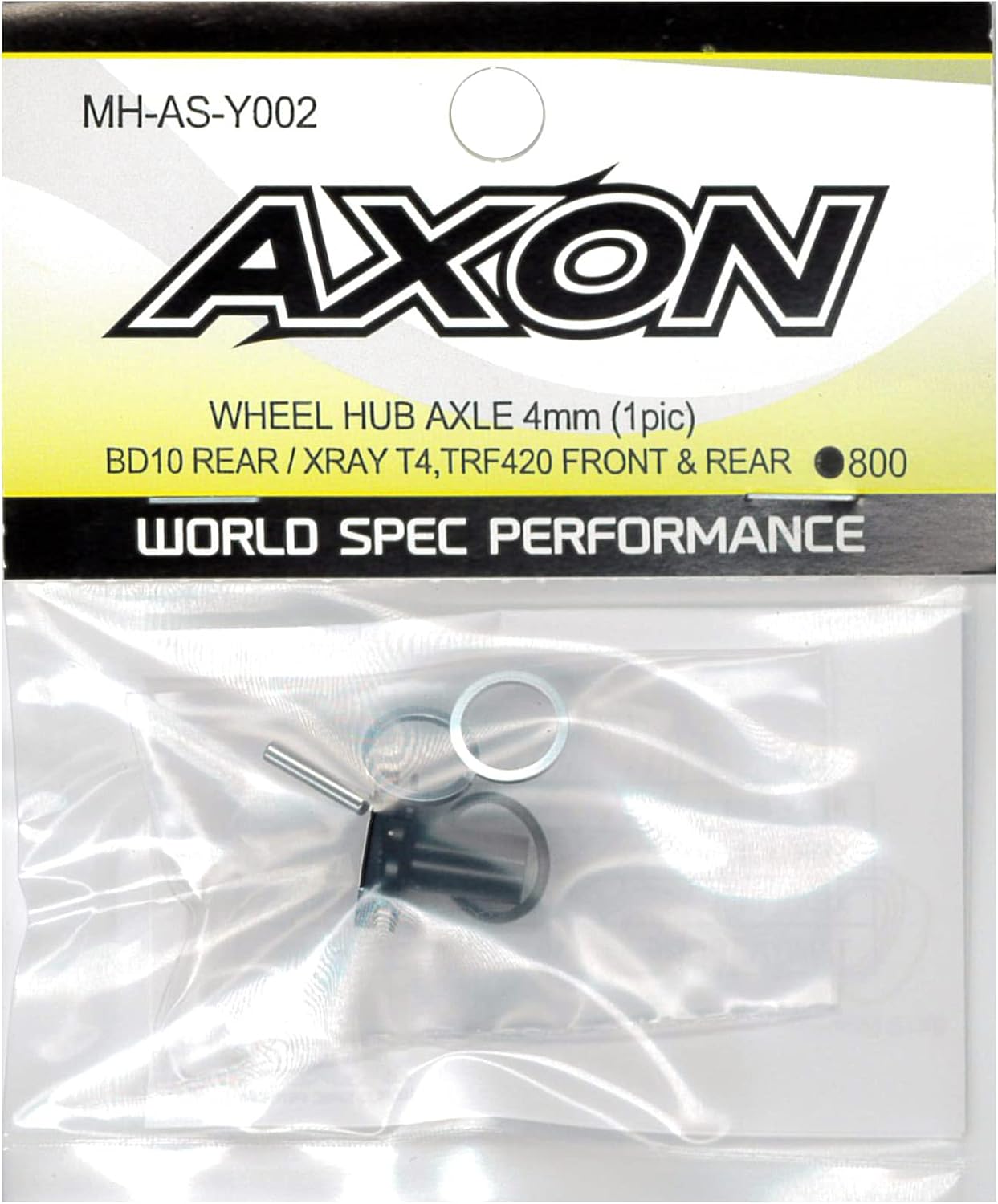 Amazon.com: AXON Wheel Hub Axle for BD10 REAR/XRAY T4 FRONT & REAR ...