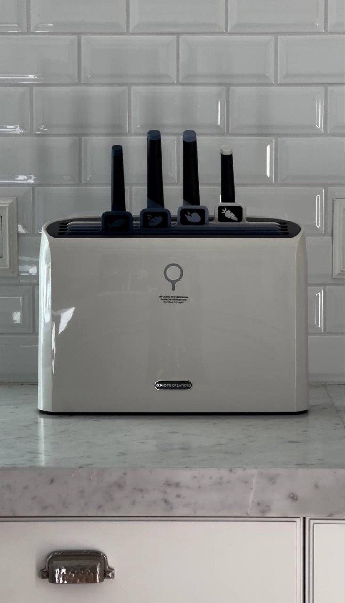 Watch Shop now! Sanitizing and drying cutting board & knives! Xo! on ...
