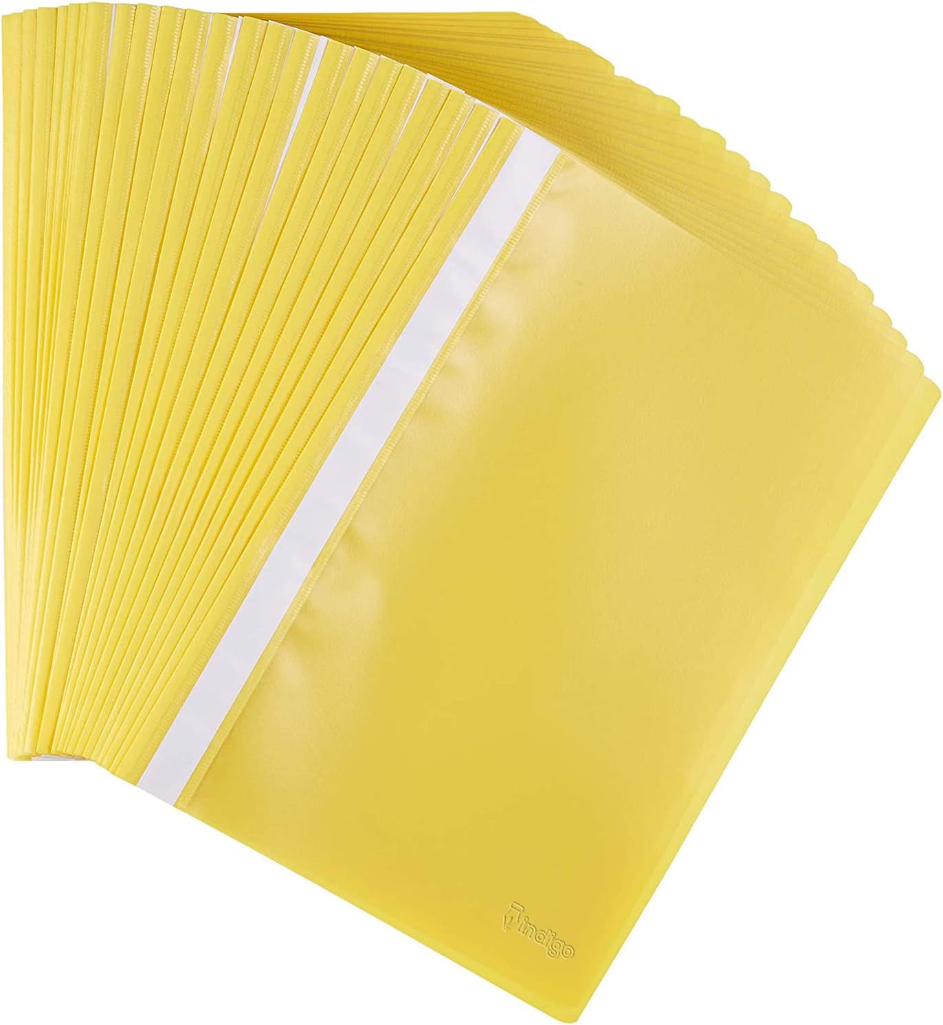 Indigo® A4 Project Folder – Yellow, 2-Prong Report & Document Files ...