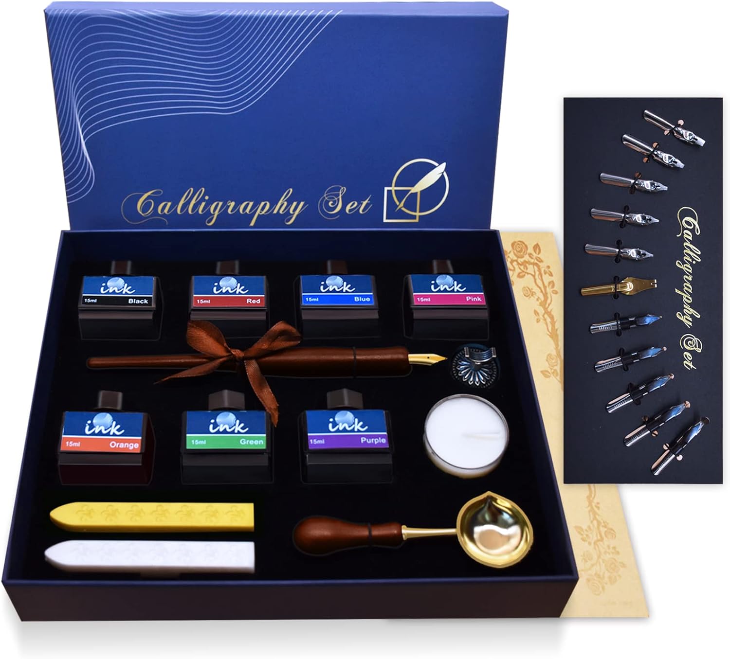 Caligraphy Pens for Writing -Calligraphy Set Includes 1 Calligraphy Pen ...