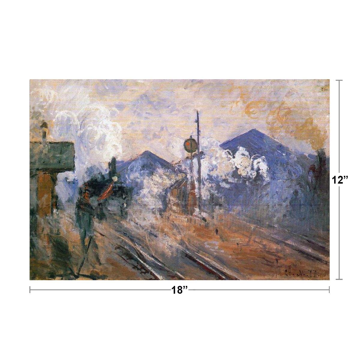 Claude Monet Impressionism Train Station