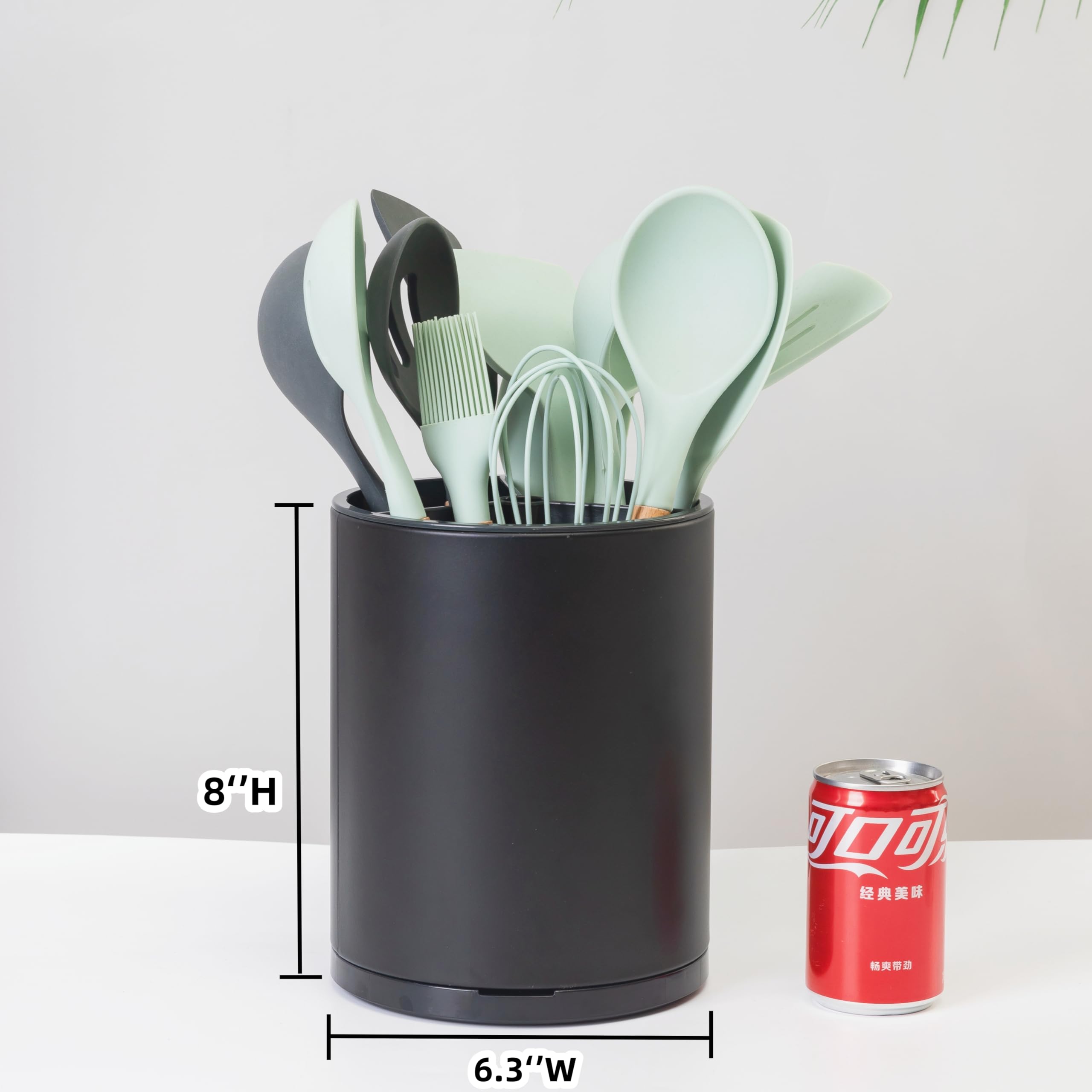 Utensil Holder Extra Large 360° Rotating Kitchen For Countertop ...