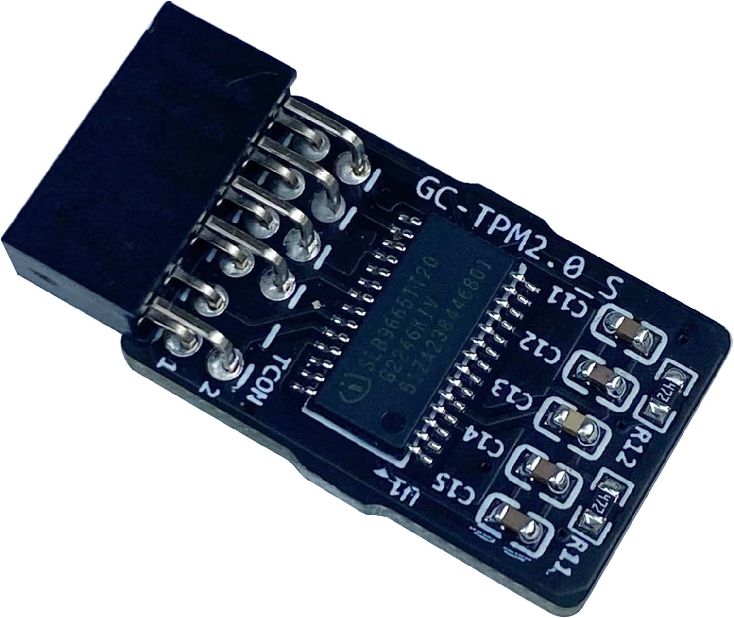 Replacement TPM 2.0 Security Module SPI 12Pin(12pin-1) Security Module ...