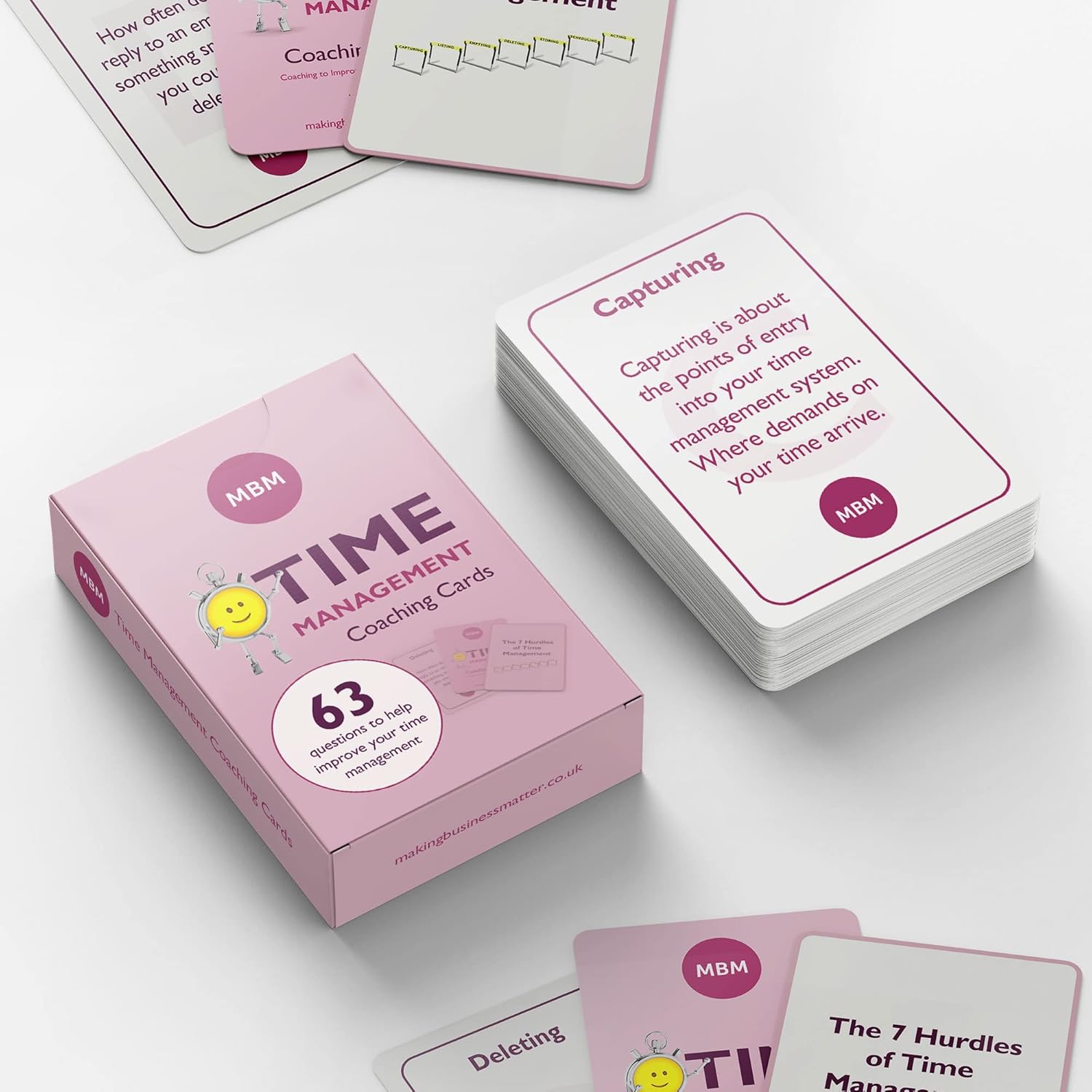 MBM 68 Time Management Coaching Cards. Known as Flash Cards & Oracle ...