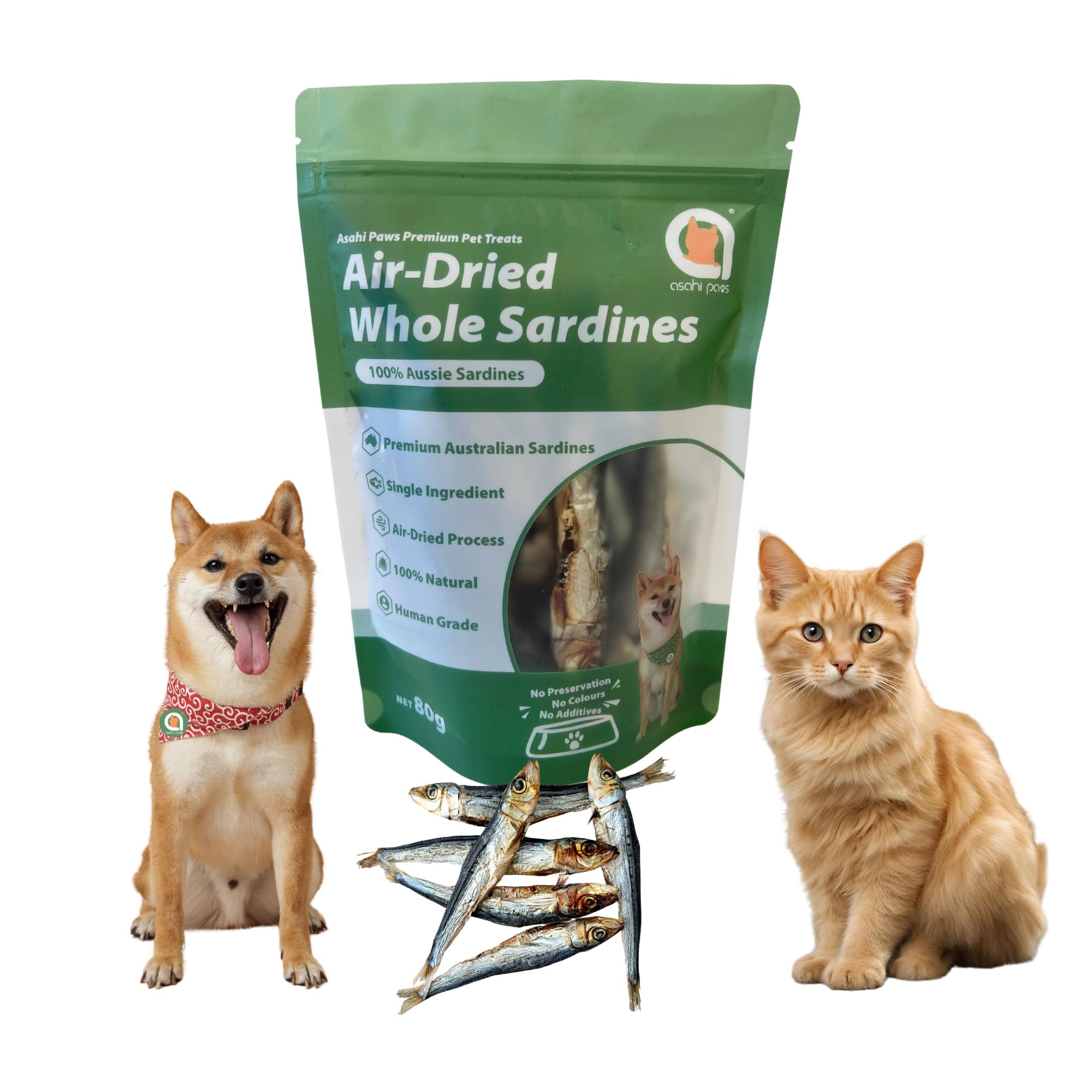 Pet Snacks Treats - Air-Dried Sardine Fish - Dehydrated Whole Sardine ...