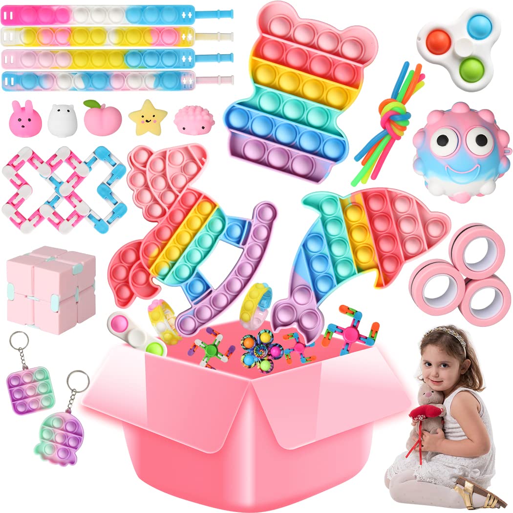 Pop Fidget Toy Pack Push Popping It Bubble Sensory Poppet | Desertcart Guam